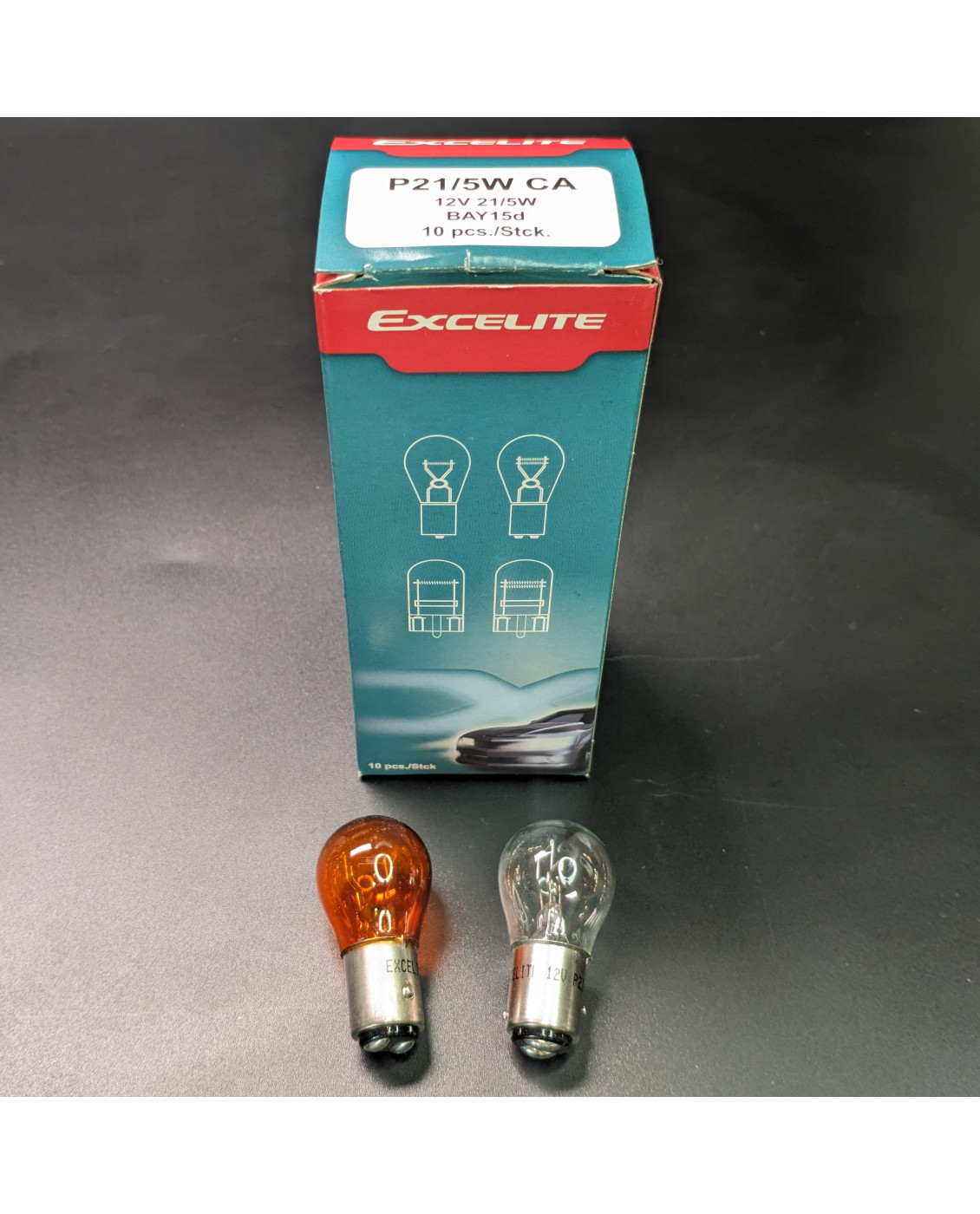 EXCELITE P21/5W 12V HALOGEN BULB BAY15d