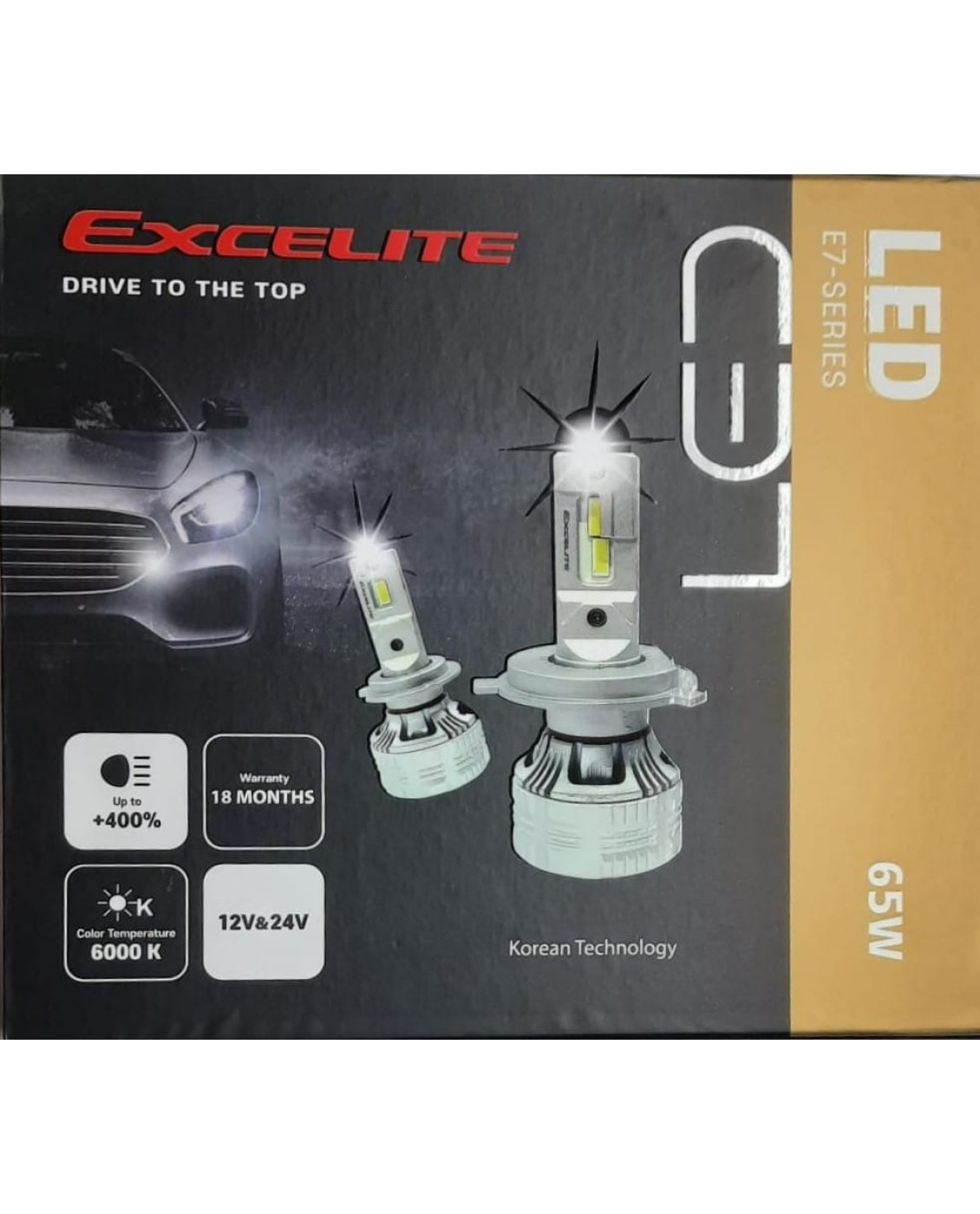 EXCELITE LED LAMP H8 6000K | E7