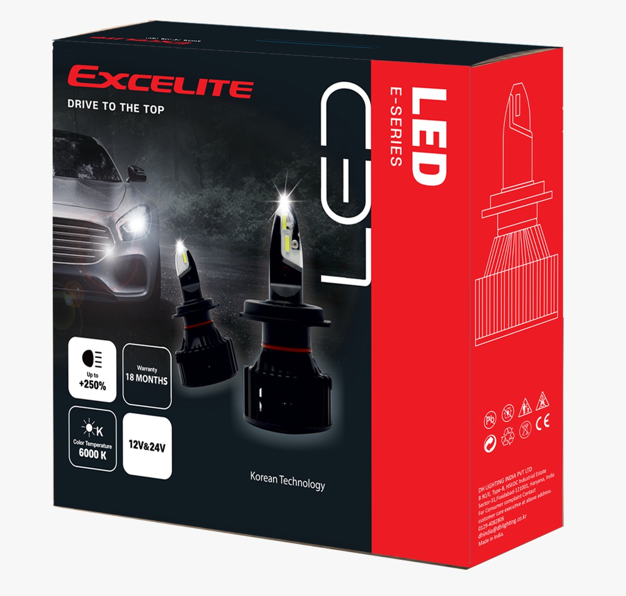 EXCELITE LED LAMP H7 6000K | E3