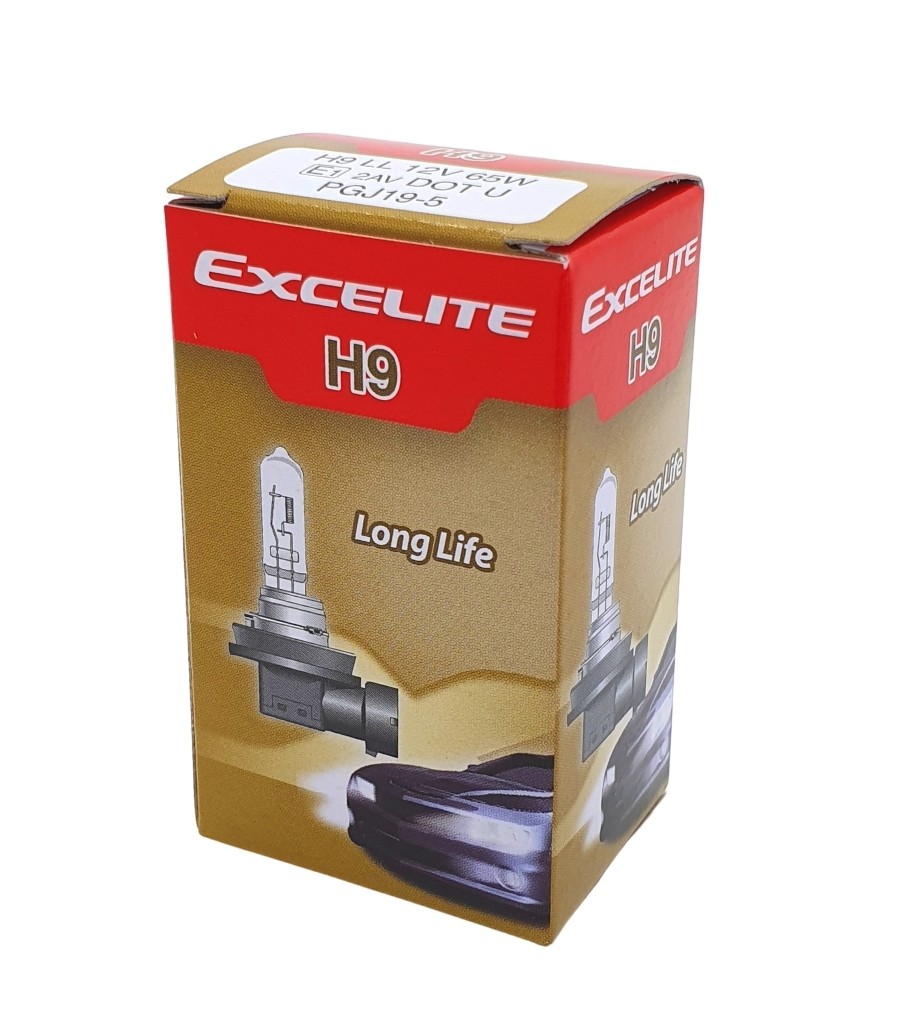 EXCELITE H9 12V 65W HALOGEN BULB PGJ19-5